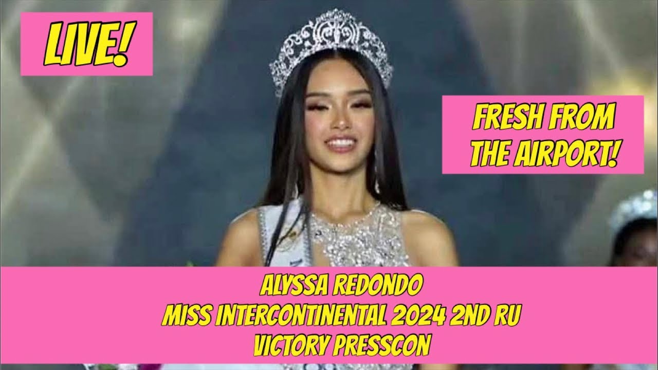LIVE | Miss Intercontinental 2024 2nd RU Alyssa Redondo Victory ...