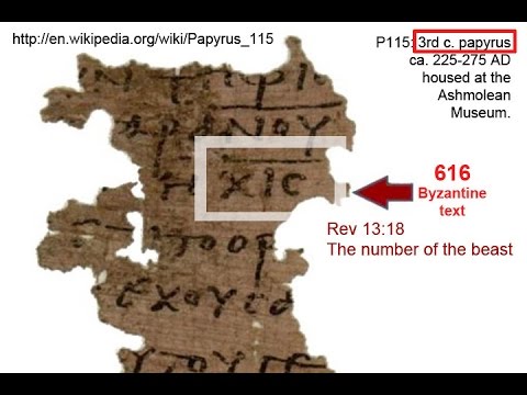 616 is the Number of the Beast, not 666. - THOR's Sunday School - YouTube
