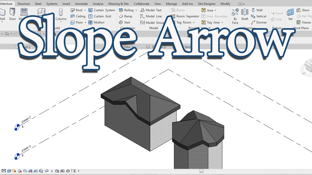 Slope Arrow / Roof 2 - YouTube