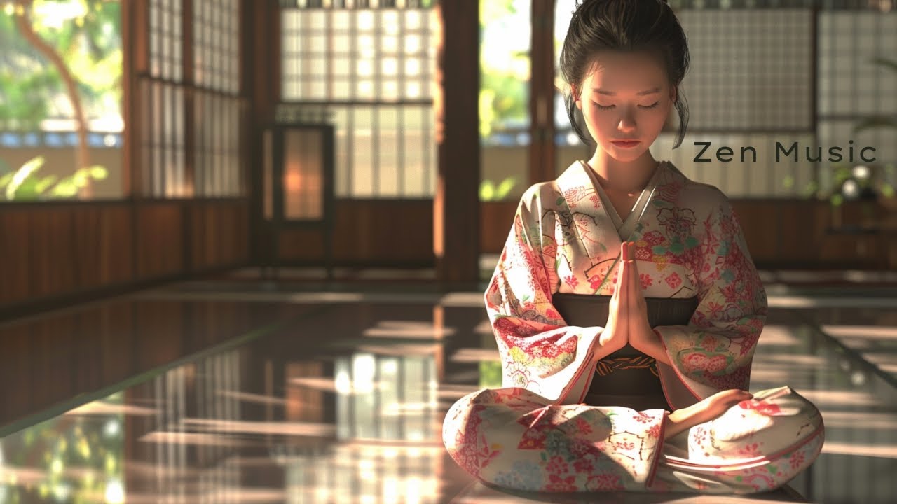 Sakura Beauty: Relaxing Summer Vibes with Koto and Japanese Flute - YouTube