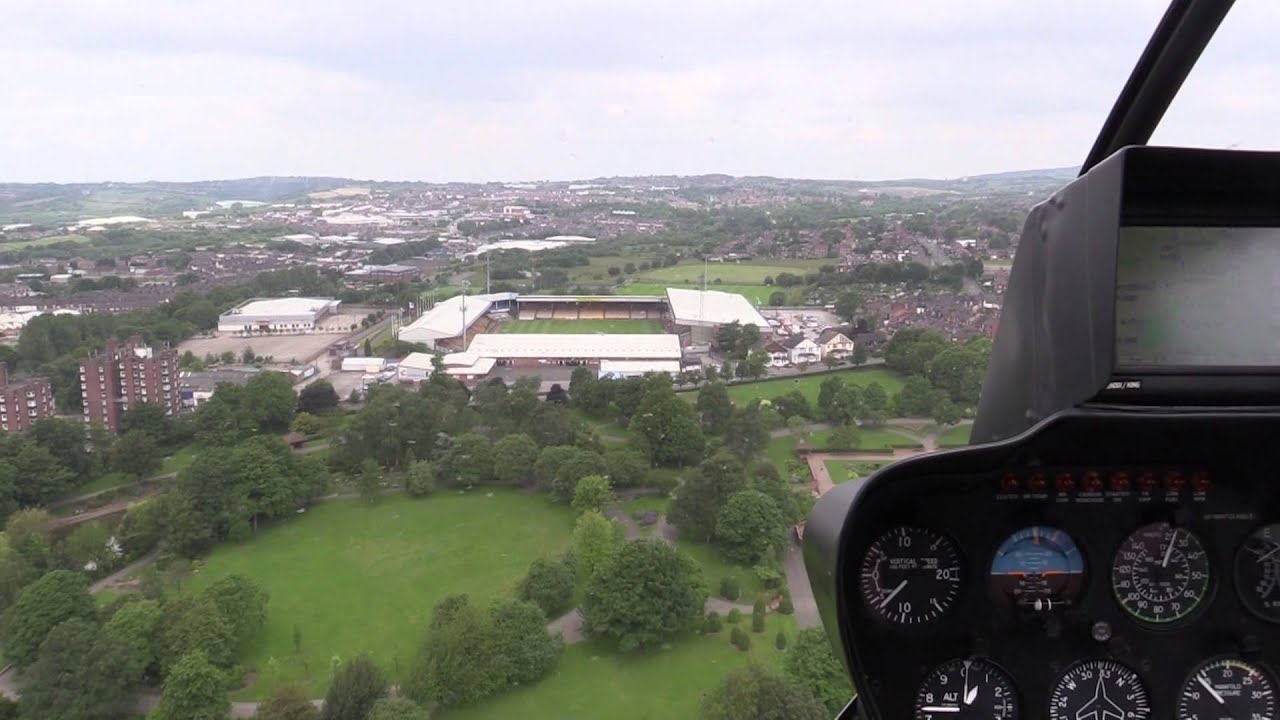 Incredible Aerial Footage Of Vale Park From A Helicopter - YouTube