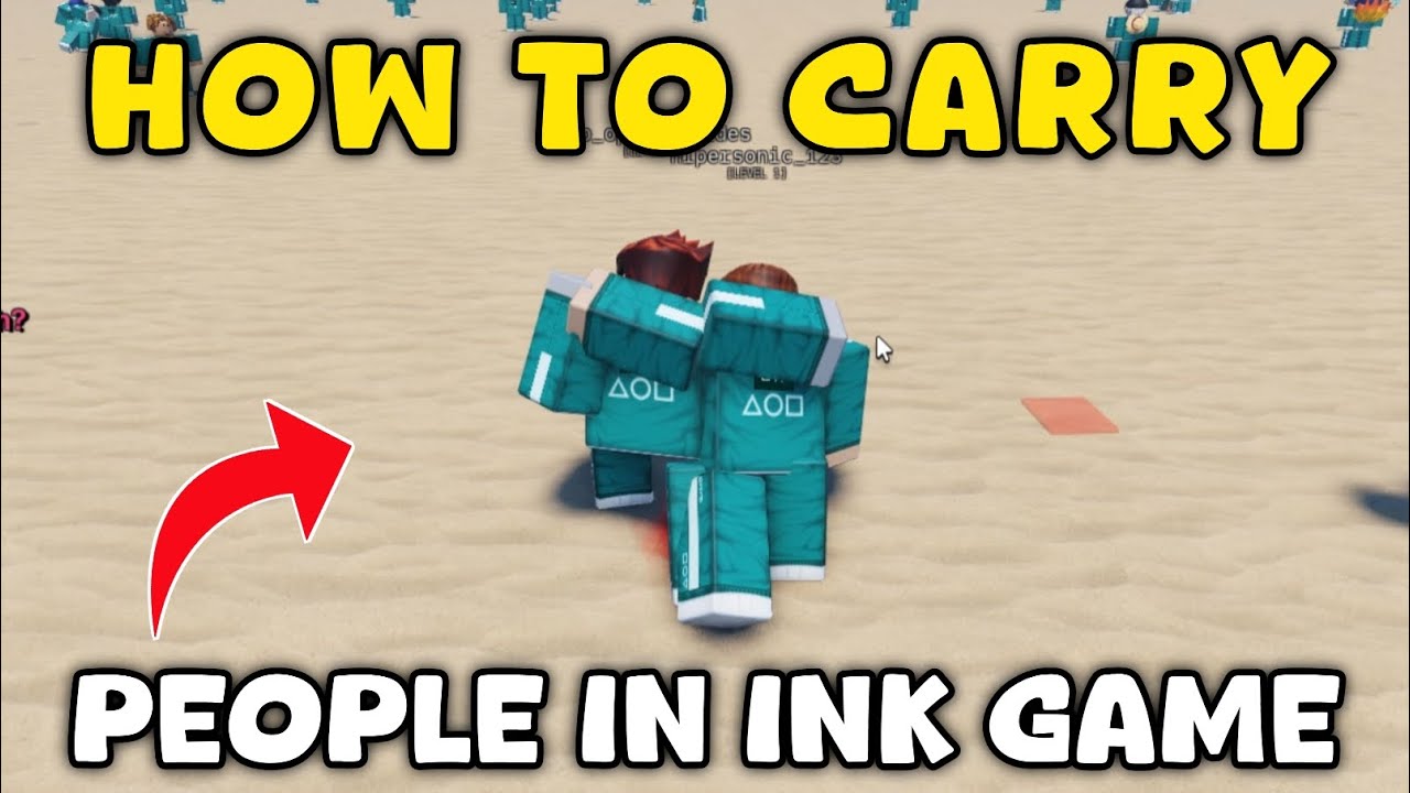 How To Carry People In Ink Game | Roblox - YouTube