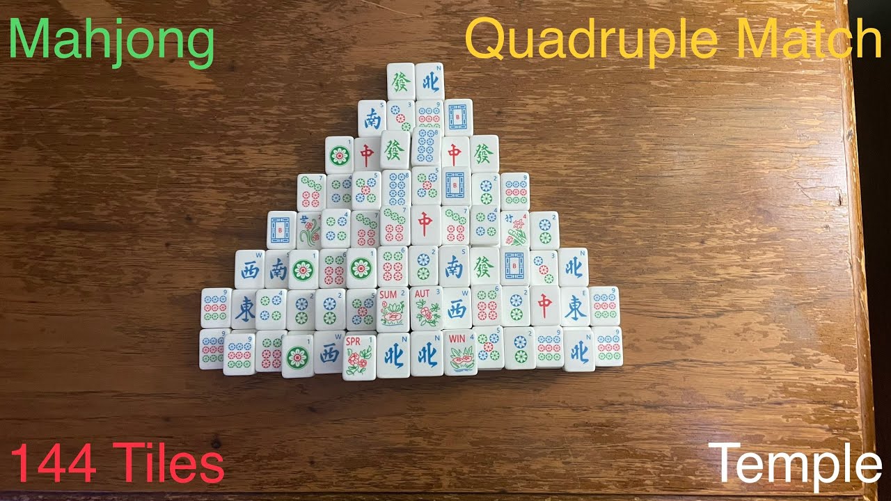 Mahjong Layout Quadruple Match: Temple - YouTube