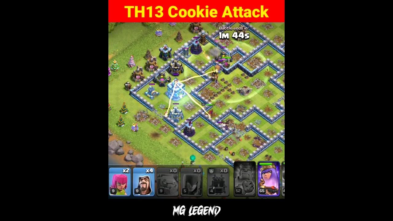TH13 Cookie Attack Strategy 2023 | Best Th13 Attack Strategy (Clash Of Clans) - YouTube
