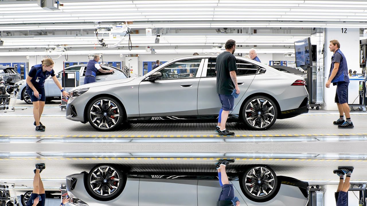 BMW i5 Production line, Dingolfing Plant Germany - 19.07.2023 - YouTube