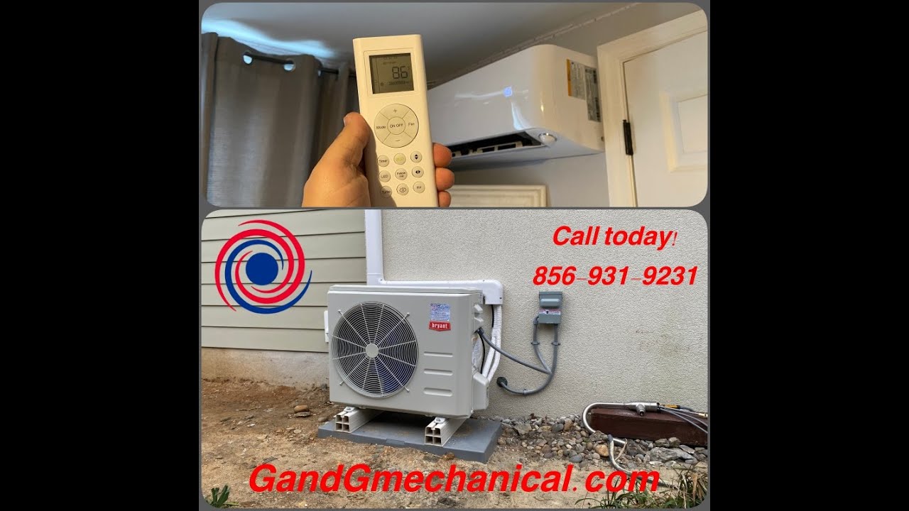 What does a ductless mini split look like? - YouTube
