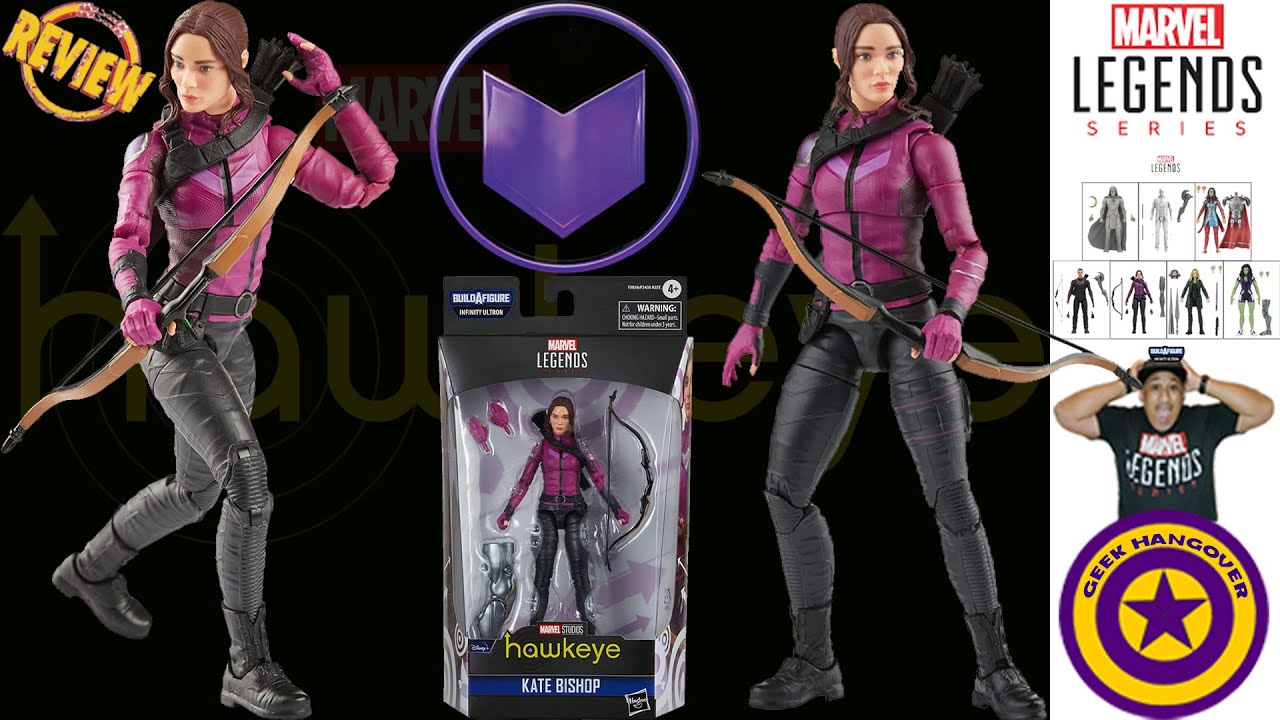 Marvel Legends Disney Plus Kate Bishop Infinity Ultron BAF Action ...