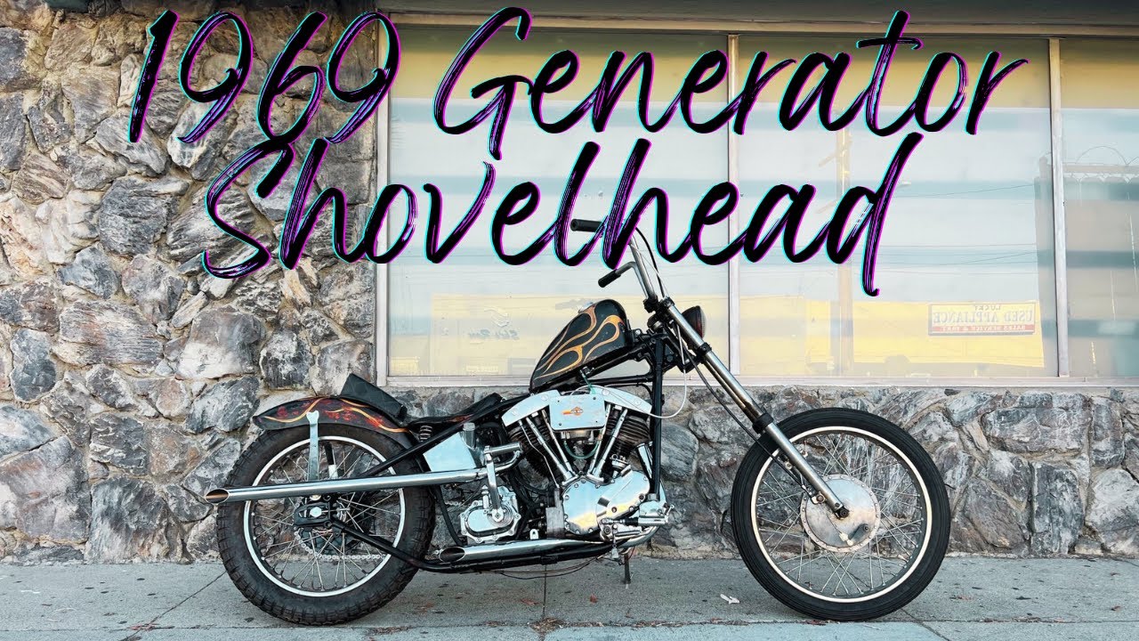 I build of 1969 Generator shovelhead chopper!! - YouTube