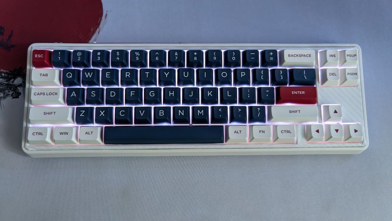 Cmk68 gateron cap - YouTube