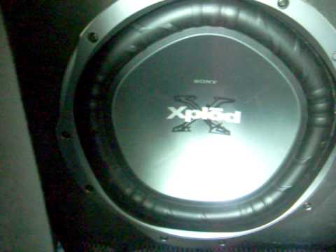 ( dj ) my first sony xplod sound system - YouTube