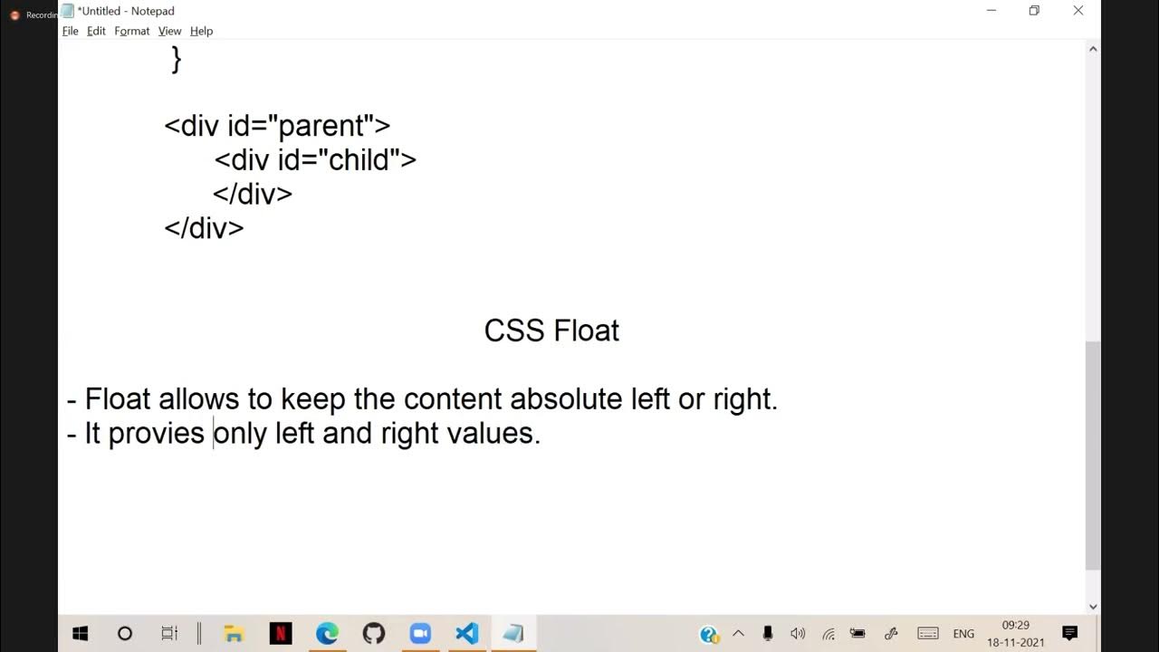 Day 36 HTML,CSS and JS by Sudhakar Sharma 2021 - YouTube