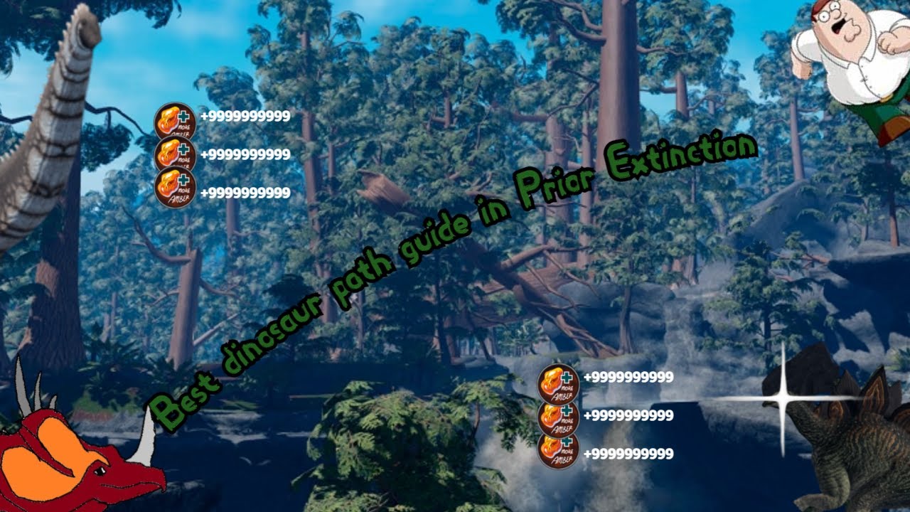 Best DINOSAUR PATH guide in Prior Extinction | Roblox - YouTube