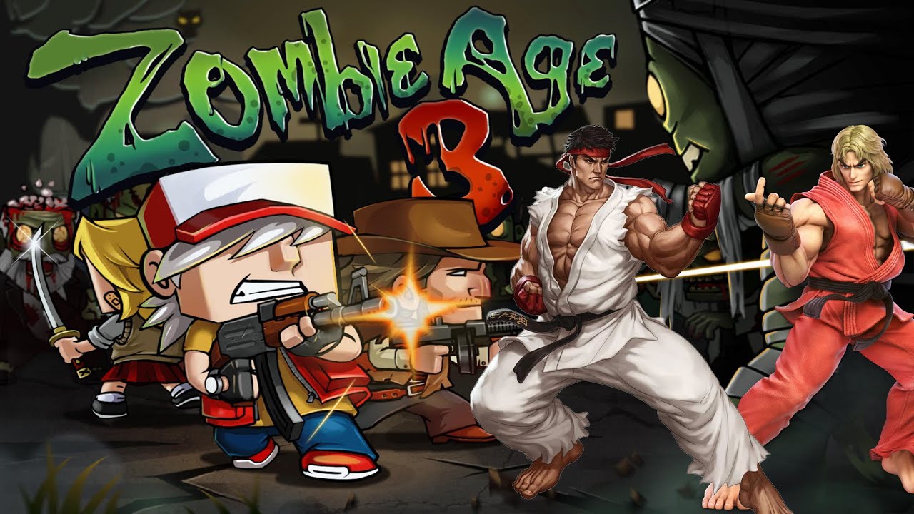 |Zombie Age 3| Ryu y Ken se unen al team. - YouTube