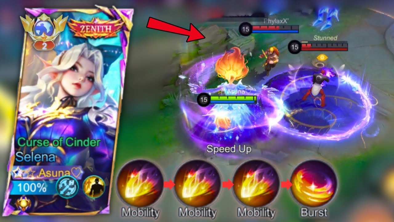 SELENA BEST ONE HIT BUILD & EMBLEM IN NEW SEASON | SELENA ZENITH ...