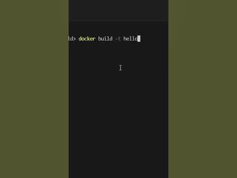 Getting Started with Docker: Hello World Tutorial 🐳👋 - YouTube