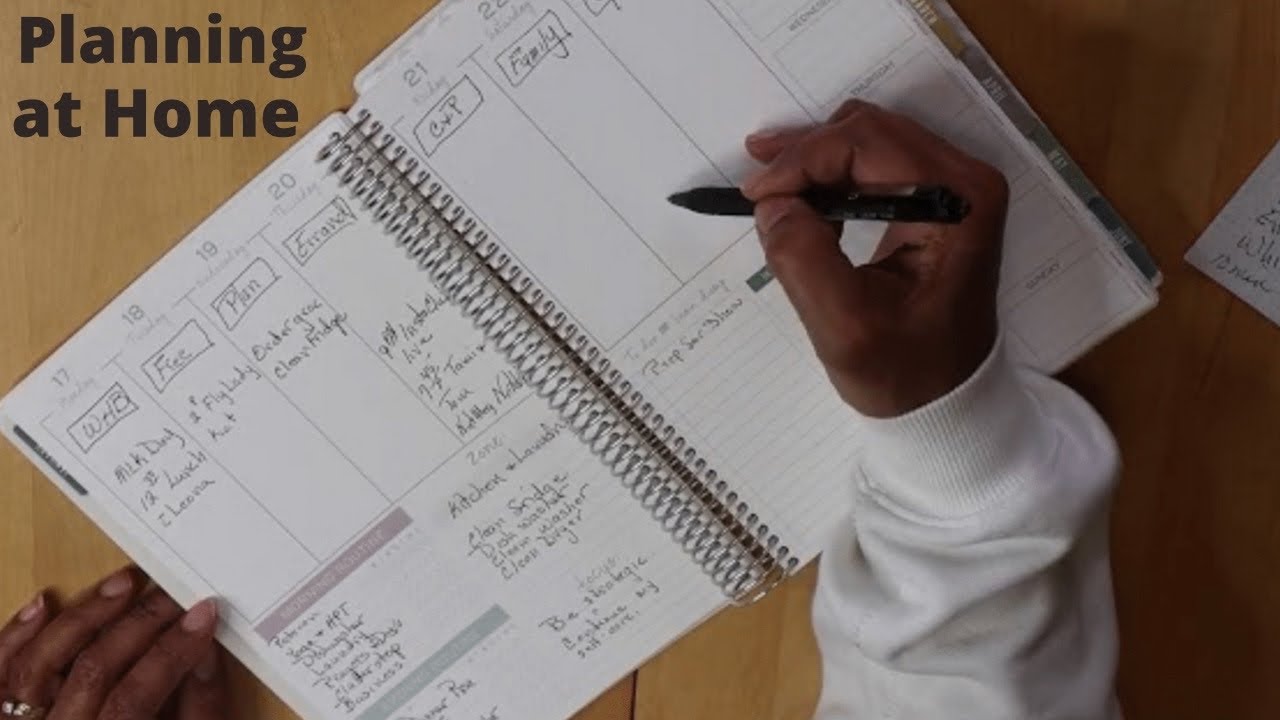 How I Use My Planner to Be Productive and Manage My Home | Traditional ...
