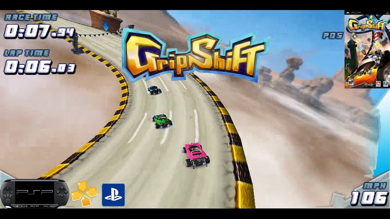 Gripshift Gameplay PSP - YouTube