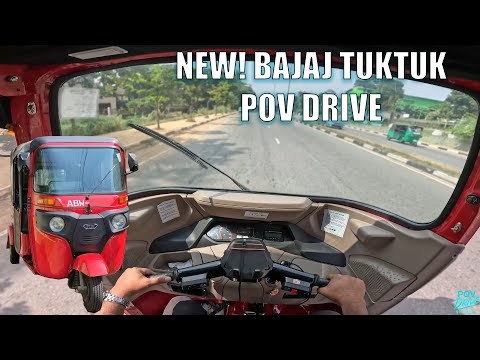 NEW! Bajaj RE Three Wheeler POV Drive