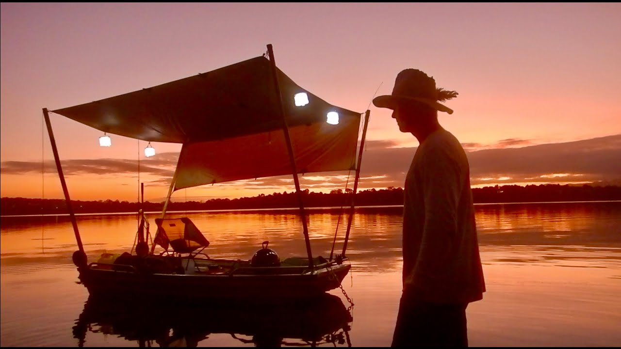 Sleeping On A Tiny Boat.. Prawning Adventure.. - YouTube