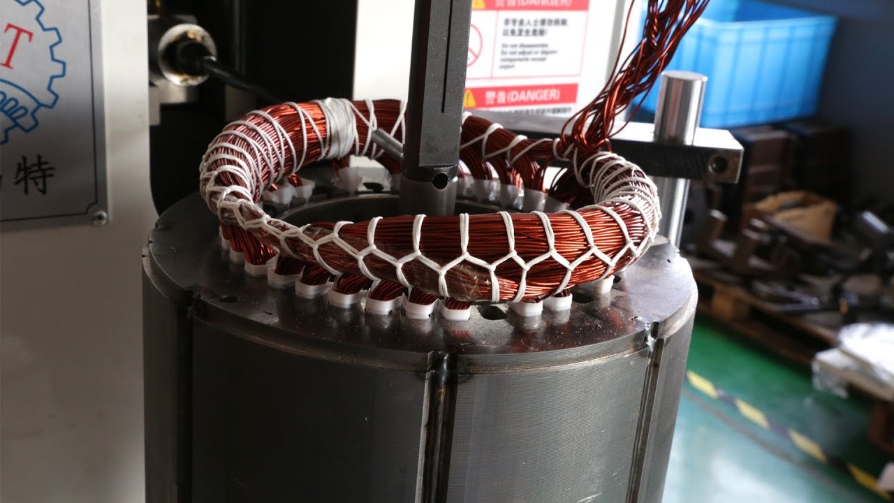 Single-side Motor Stator Binding Machine_Motor Stator Lacing Machine ...