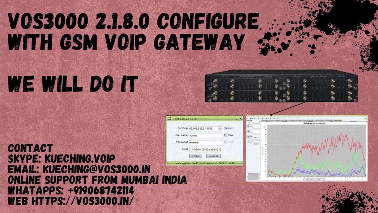 VOS3000 Configuration with GSM VoIP Gateway | Step-by-Step Guide - YouTube