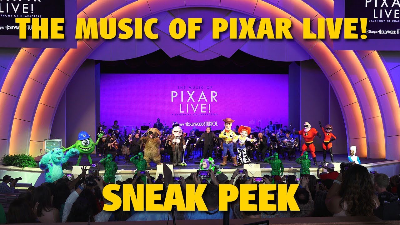 The Music of Pixar LIVE! Sneak Peek | Walt Disney World - YouTube
