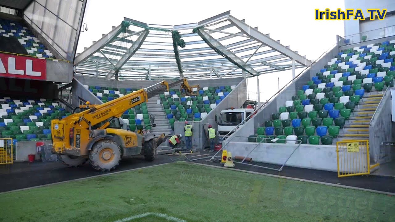 National Stadium redevelopment week 81 - YouTube