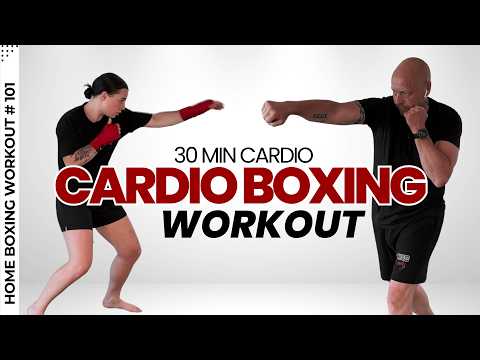 30-Min Cardio Boxing Workout at Home | No Equipment | Burn 300+ Calories🔥
