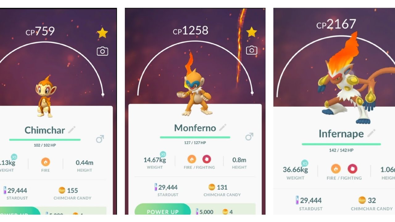 Infernape Evolution Chimchar Max Evolution Firefighting Pokemon Pokemon Go Youtube