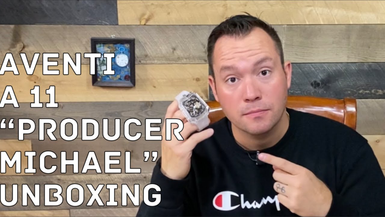 Aventi A11 Producer Michael Pure Sapphire Tourbillion: Unboxing and ...