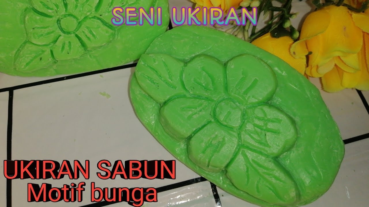 PENDIDIKAN SENI VISUAL / UKIRAN SABUN MOTIF BUNGA TAHUN 4 - YouTube