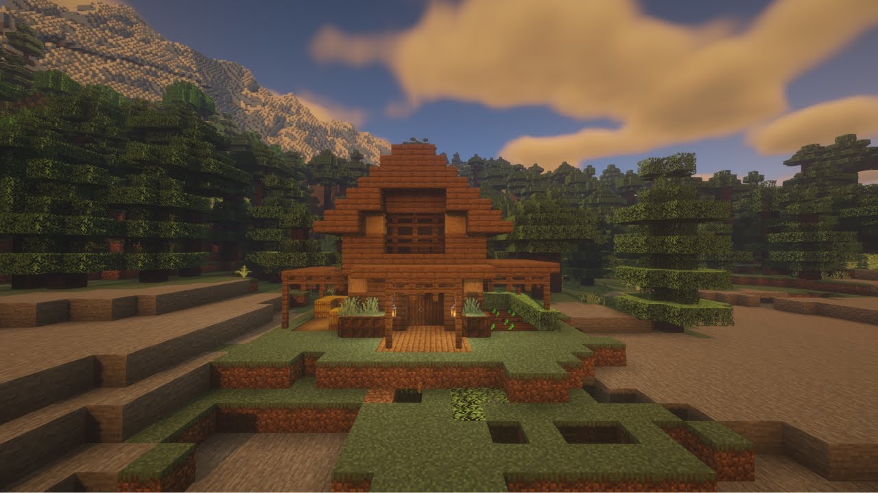 mine craft starter house - YouTube
