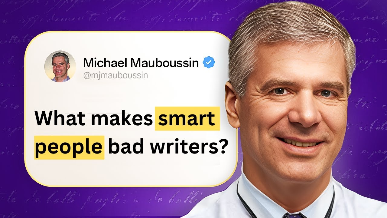 Write Like Wall Street’s Best — Michael Mauboussin - YouTube