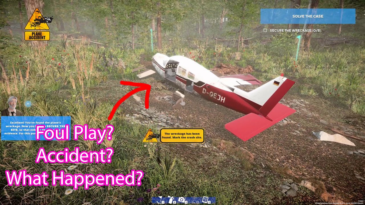 Investigating A Plane Crash in Airplane Accident! - YouTube