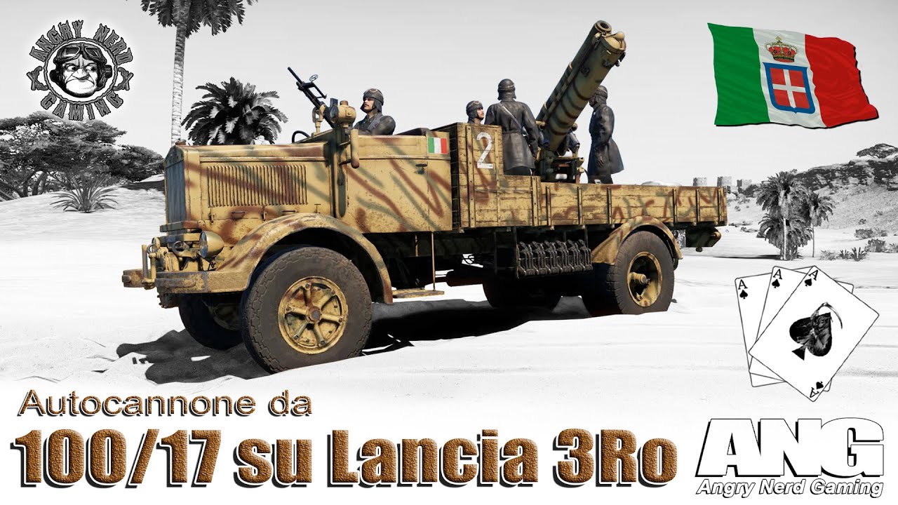 War Thunder: 100/17 su Lancia 3Ro, Italian, Tier 1, Tank Destroyer ...