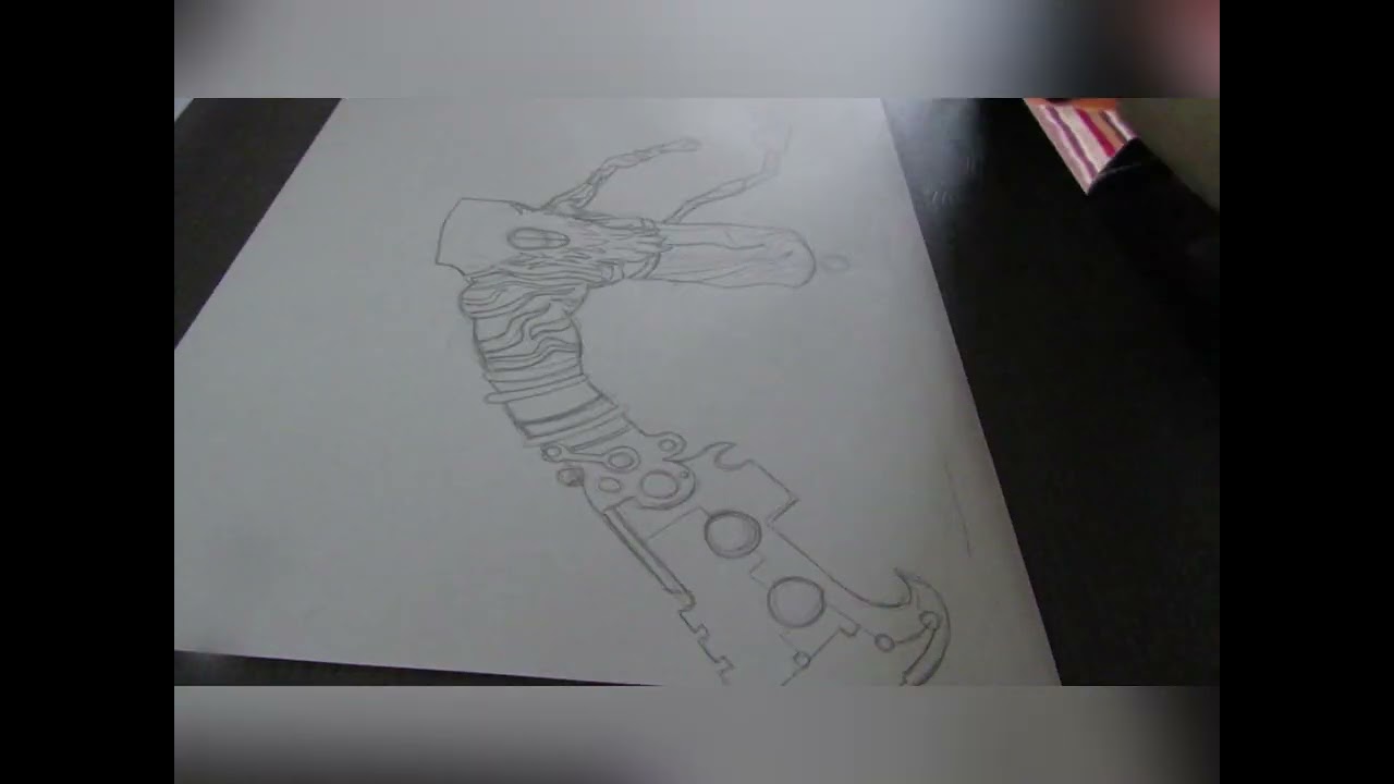 Drawing Calamity Ganon (Part one) - YouTube