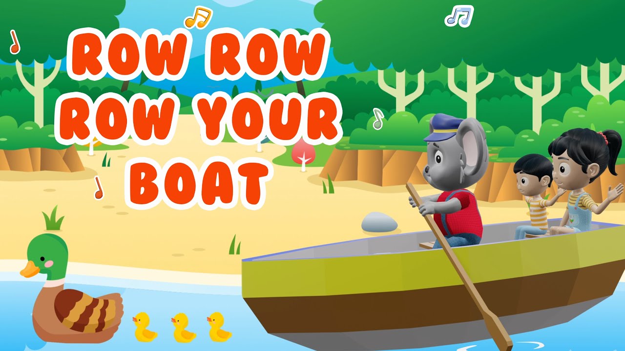 Row Row Row Your Boat | Aerokids Nursery Rhymes & Kids Songs - YouTube