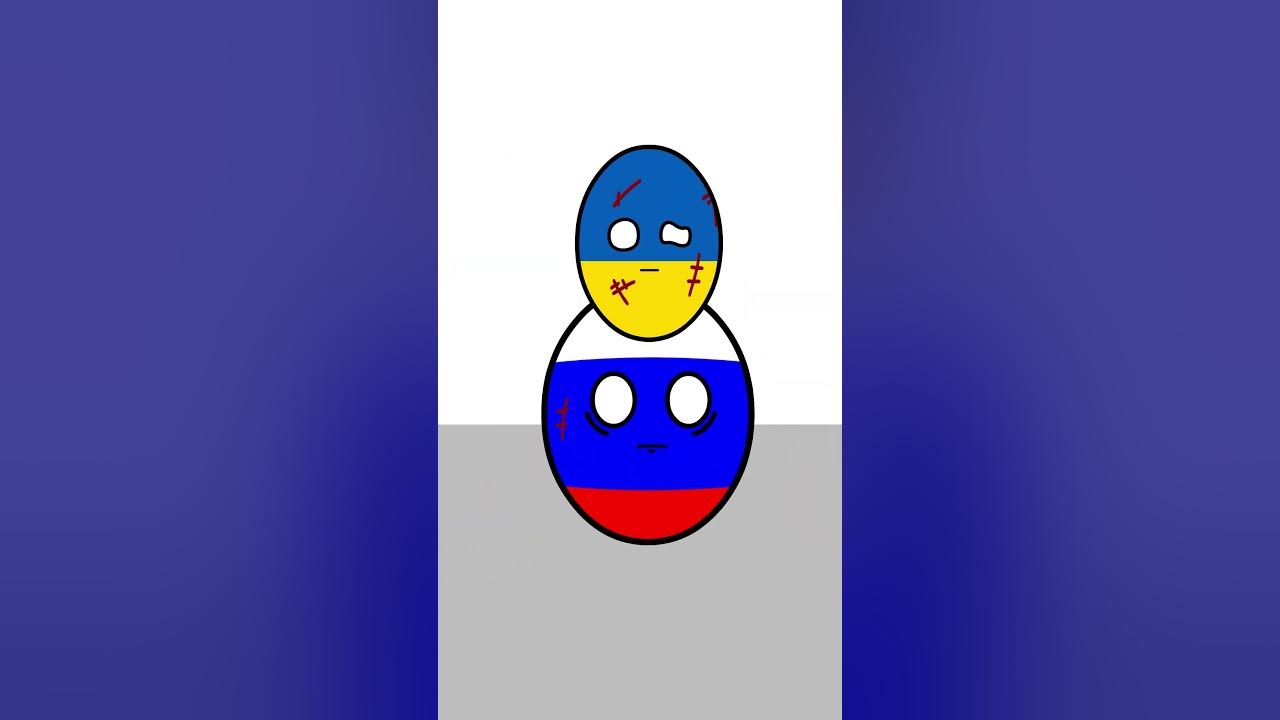 Past of Russia and Ukraine #countryballs - YouTube