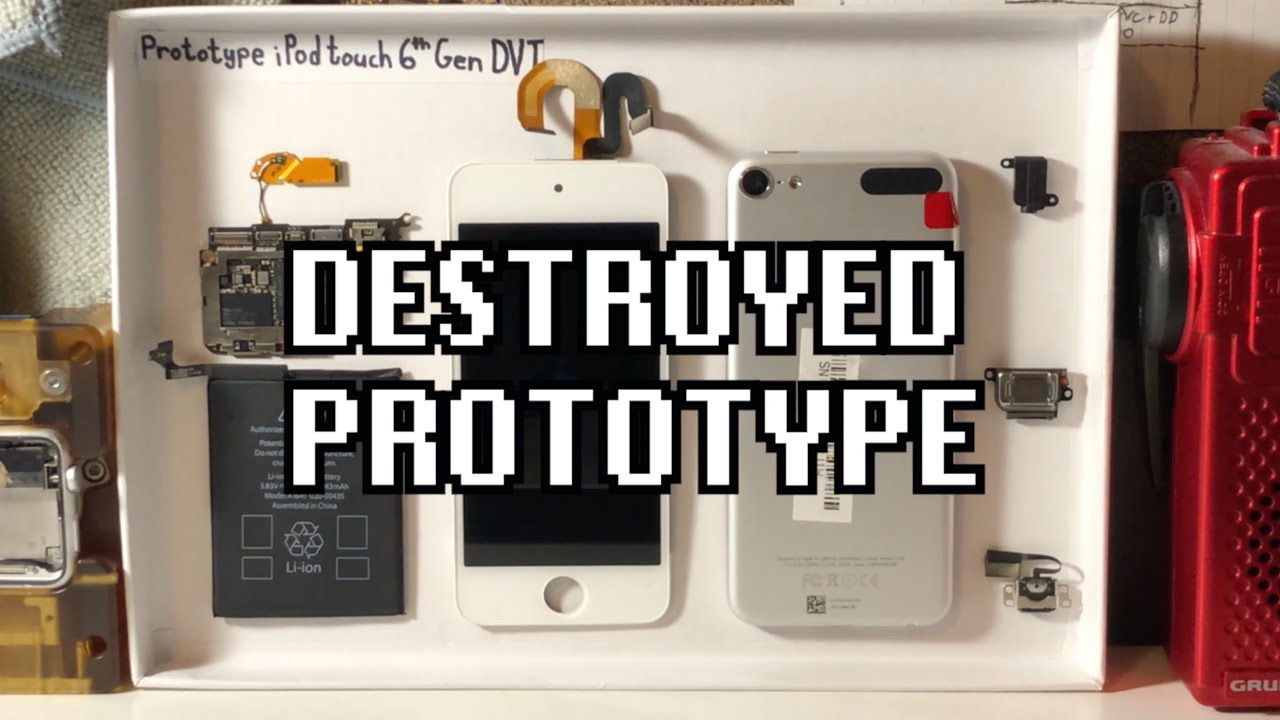 Prototype iPod Touch 6th Generation that was DESTROYED (DVT Stage ...