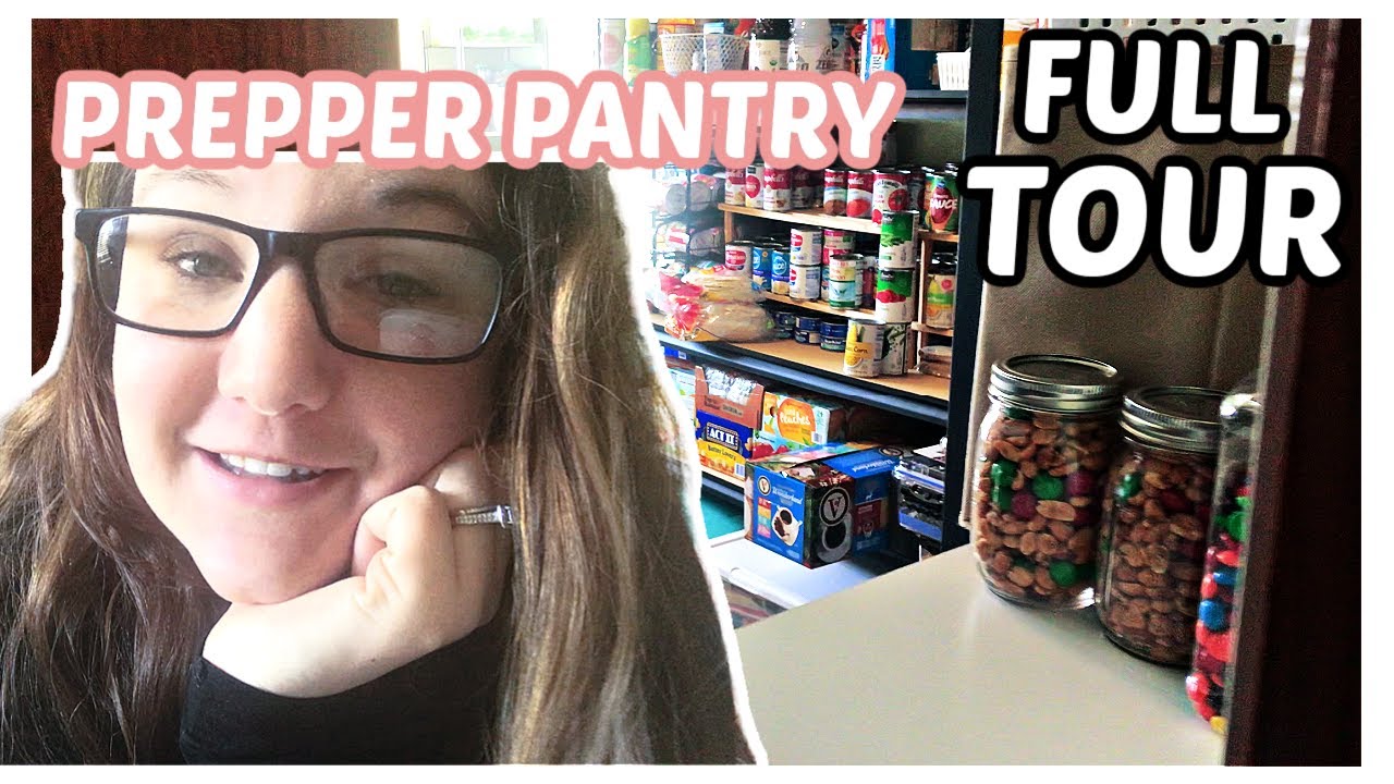 FULL Prepper Pantry TOUR 2022 // beginner prepping // emergency food ...