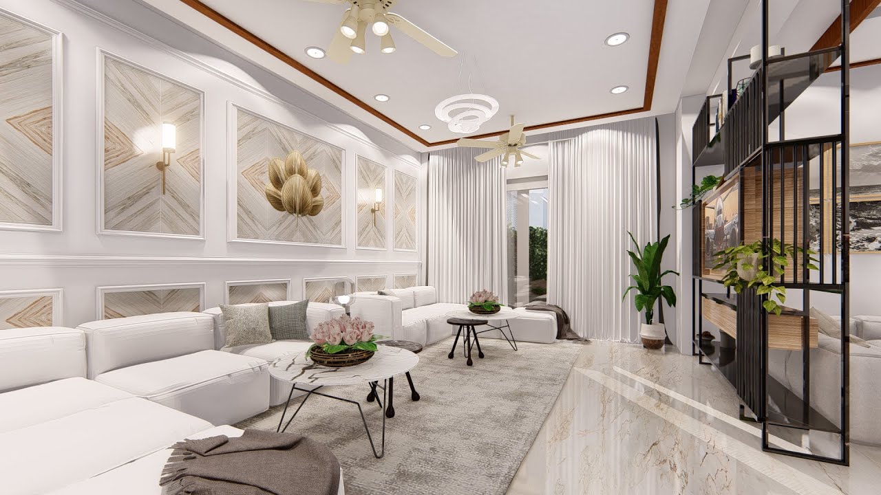 3 BHK + Servant room Flat Interior design for Mr. Neeraj Giri (under ...