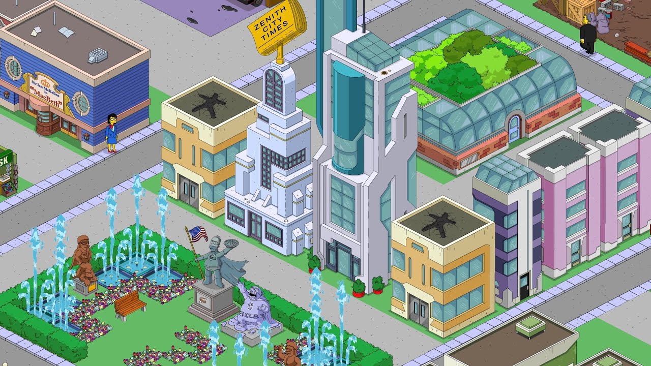 The Simpsons Tapped Out - Radioactive Man and Zenith City - YouTube
