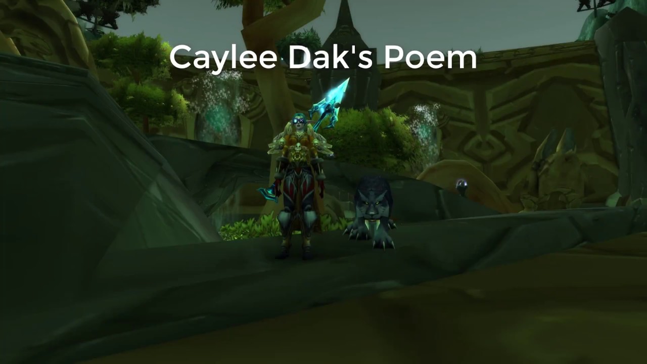 Caylee Dak's Poem - YouTube