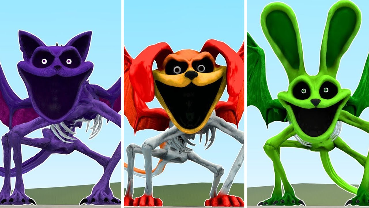 EVOLUTION OF DRAGON CATNAP, DOGDAY, HOPPY HOPSCOTCH POPPY PLAYTIME ...