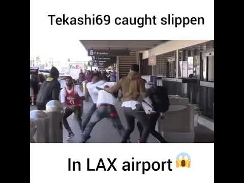 Tekashi69 attacked in LAX airport - YouTube