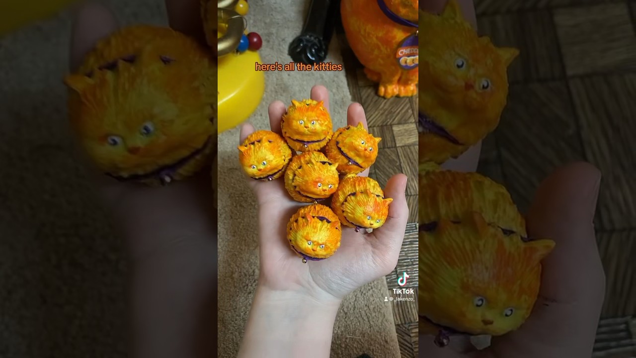 DIY Mini Cheese Ball Cats - YouTube
