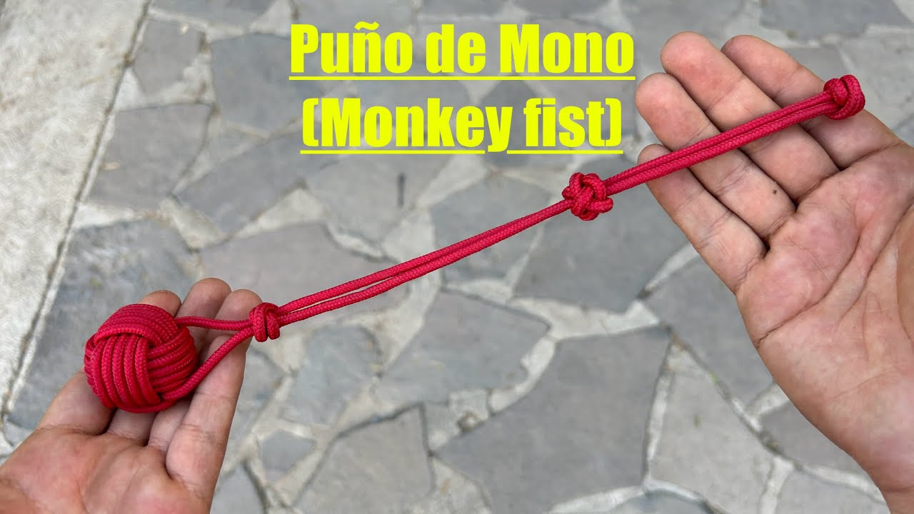 Cómo hacer un puño de mono (monkey fist) - YouTube