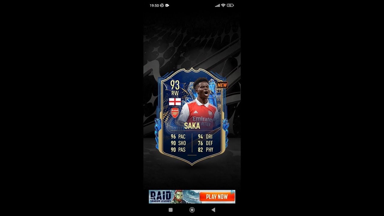 MADFUT 23: 93 TOTS Bukayo Saka (Draft of the Day) - YouTube