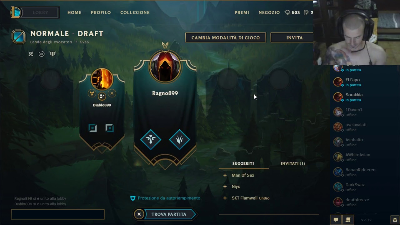 TEEMO SUPPORT OP!! Duo Bot With Diablo899 League Of Legends ITA - YouTube