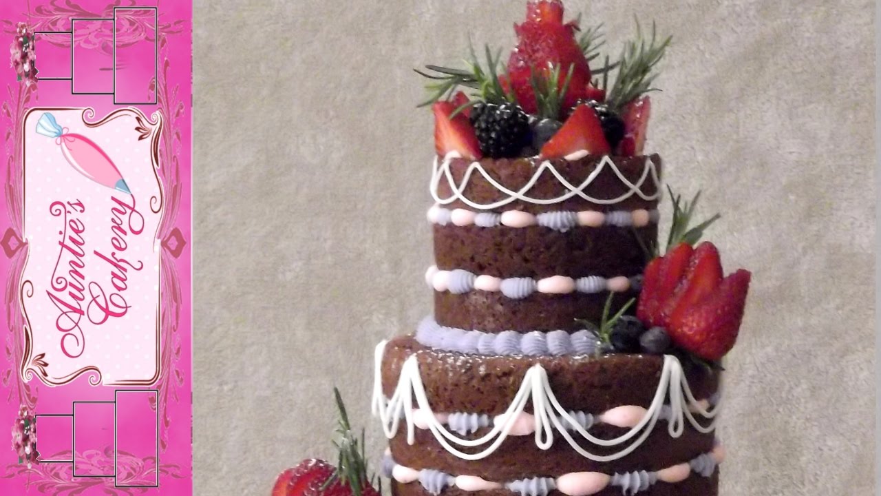 "Lingerie" Naked Cake - YouTube